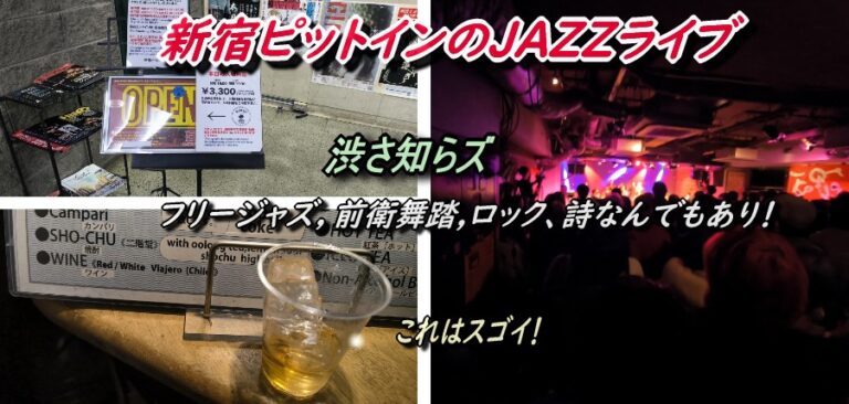 JAZZライブの【新宿pit-inn】で「渋さシラズ」を！フリーあり前衛舞踏・rockなんでもありのステージが熱かった！